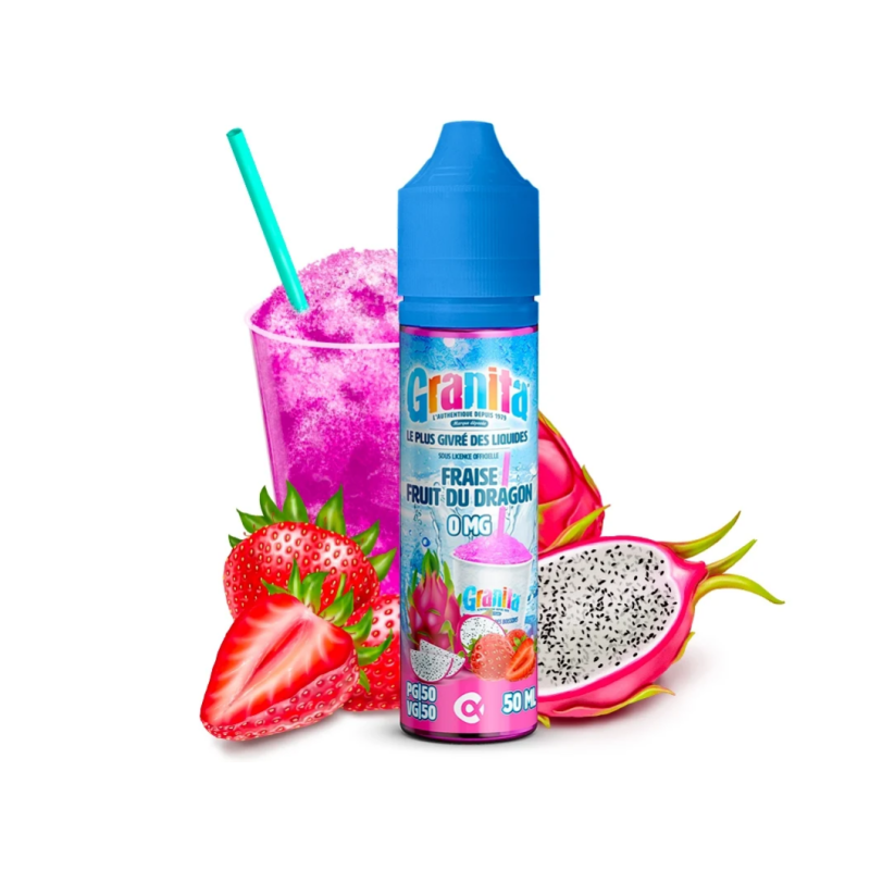 E-liquide Fraise Fruit du Dragon Granita - 50ml Alfaliquid pas cher