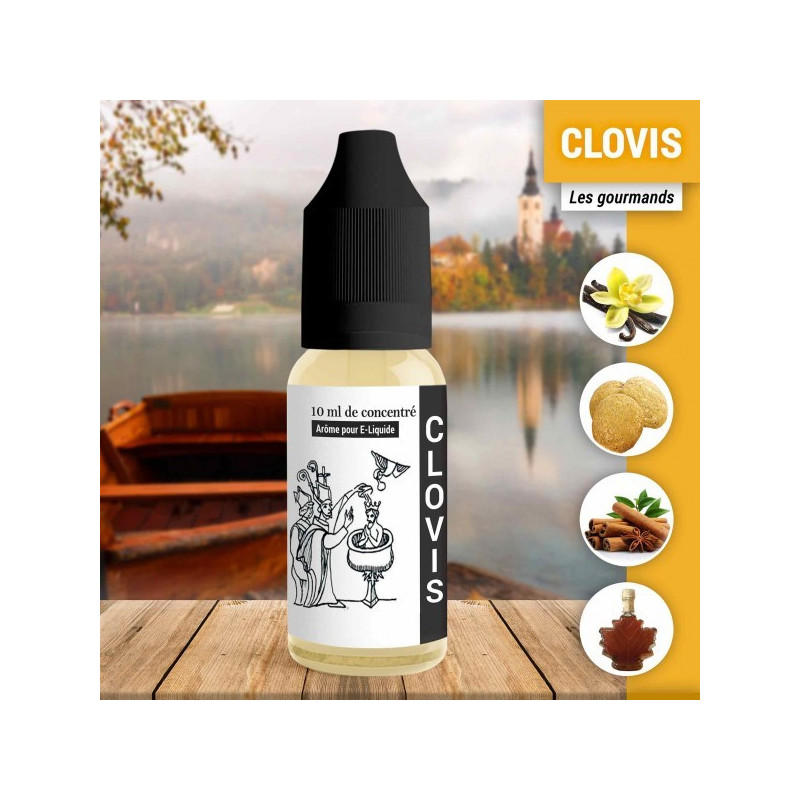 Arôme Concentré Clovis 10ml 814 goût sirop d'érable, biscuit et crème ...